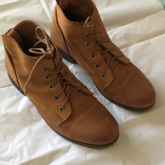 Steve Madden | Shoes | Leather Boots Butterscotch Color | Poshmark